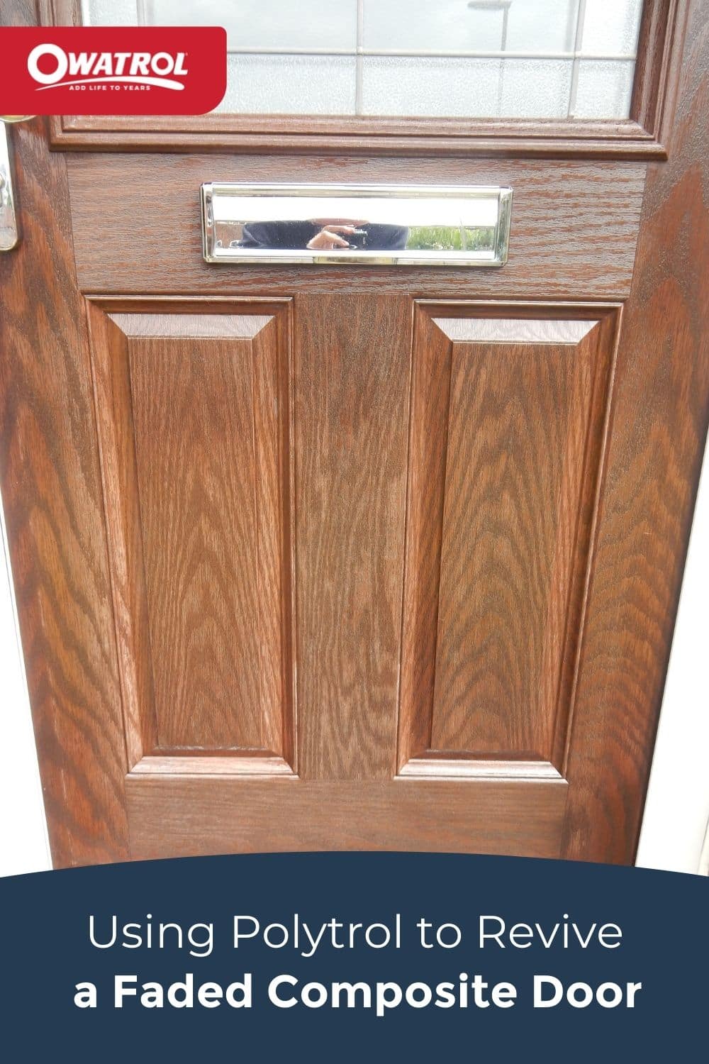 How to restore a wood effect composite door | Owatrol Direct