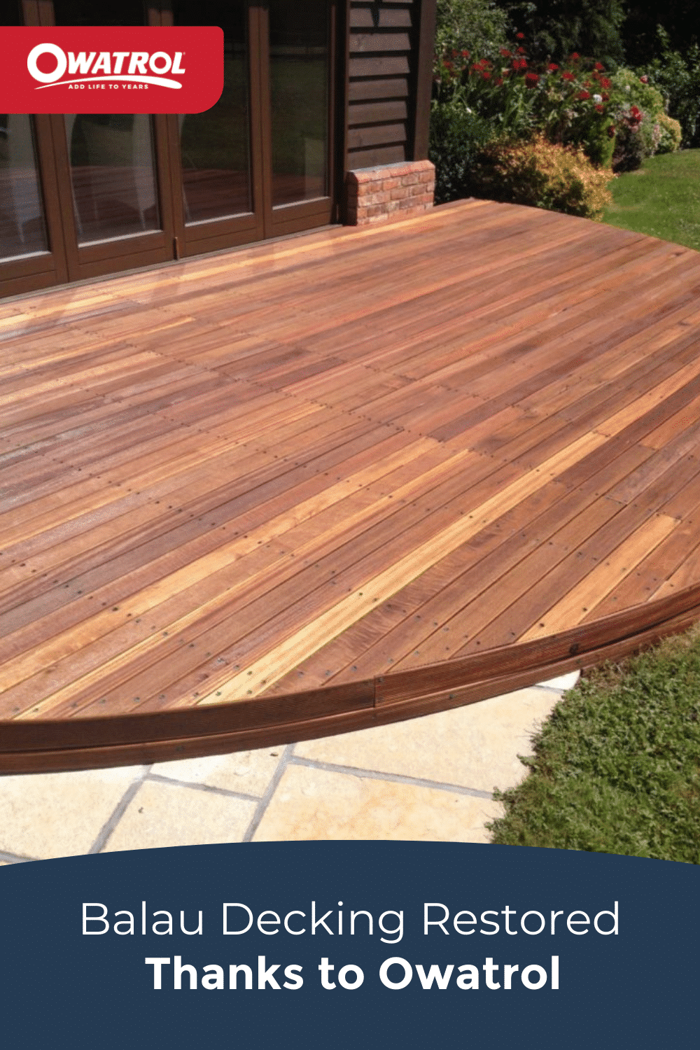 Balau decking restored thanks to Owatrol | Owatrol Direct
