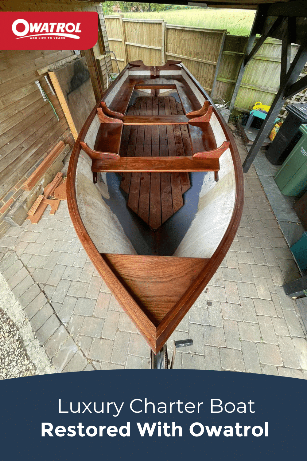 Luxury charter boat restored with help from Owatrol - Owatrol Direct