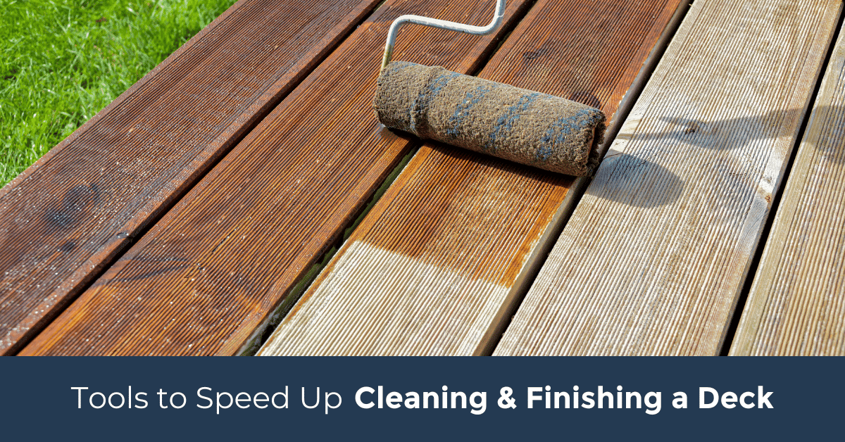 Tools to speed up cleaning & finishing a deck - Owatrol Direct